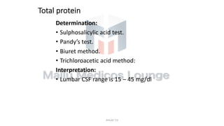 Cerebrospinal Fluid (CSF) | PDF