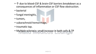 Cerebrospinal Fluid (CSF) | PDF