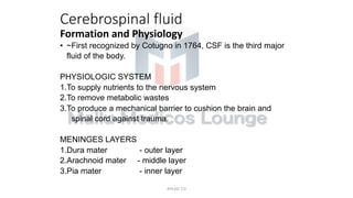 Cerebrospinal Fluid (CSF) | PDF