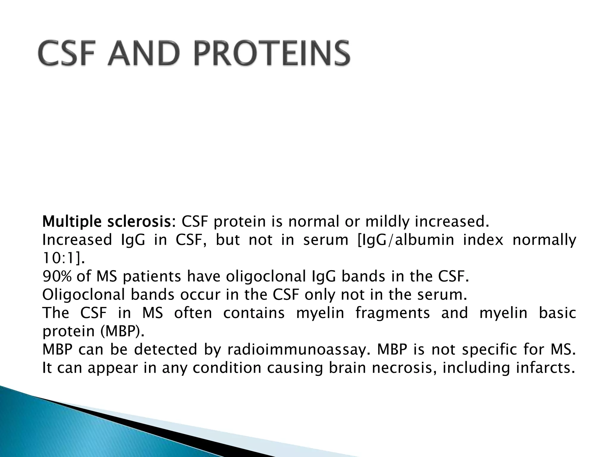 Csf(cerebro spinal fluid) | PPTX