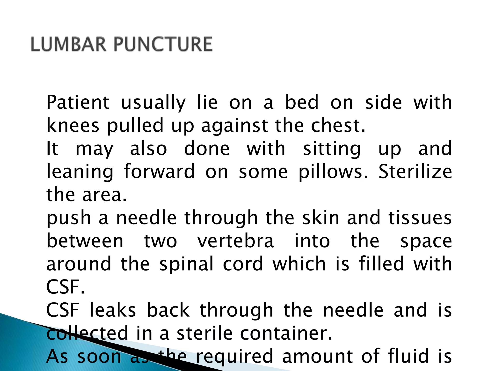 Csf(cerebro spinal fluid) | PPTX