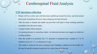 CSF General Information And Laboratory Finding | PPT