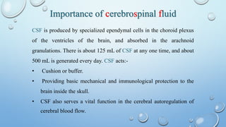 CSF General Information And Laboratory Finding | PPT