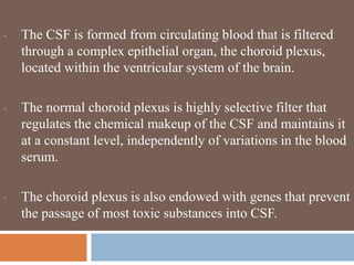 csf.pptx found in spinal cord. Csf is collected by lambar puncture | PPT
