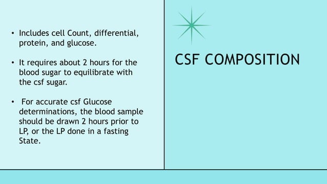 Abnormal CSF Diagnosis and Lumbar puncture | PPT