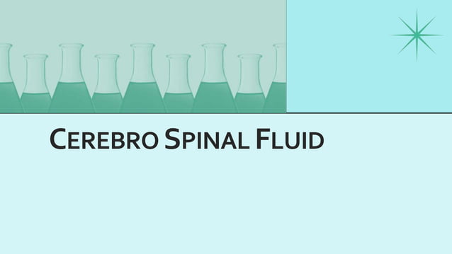 Abnormal CSF Diagnosis and Lumbar puncture | PPT