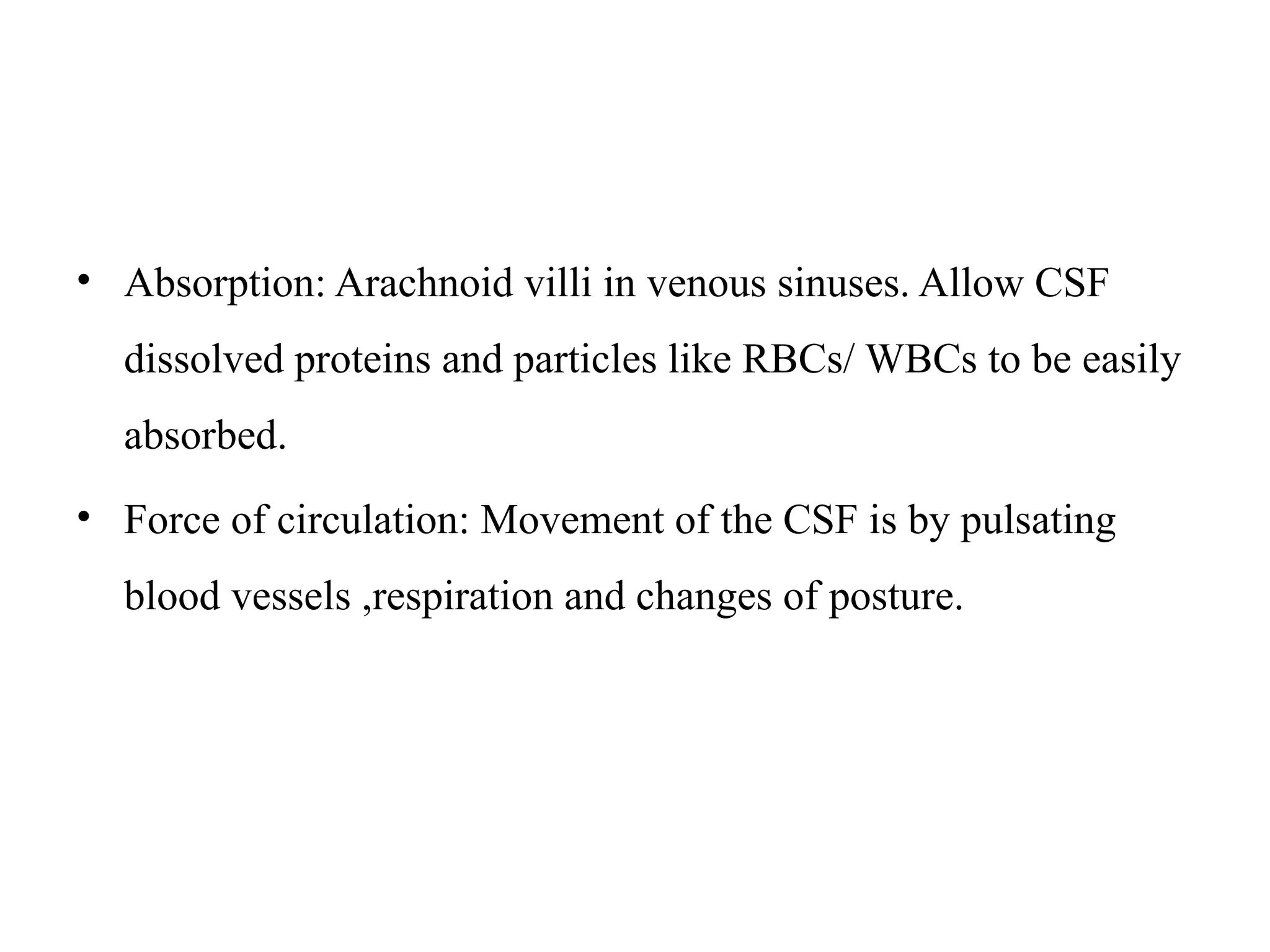 lecture : physiology of cerebrovascular fluid (CSF) | PPTX