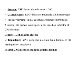 lecture : physiology of cerebrovascular fluid (CSF) | PPT