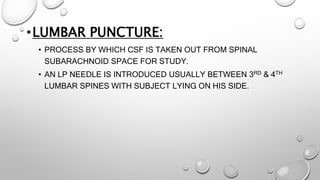 CSF-Pathway all aspect covered (anatomical and physiological) | PPT