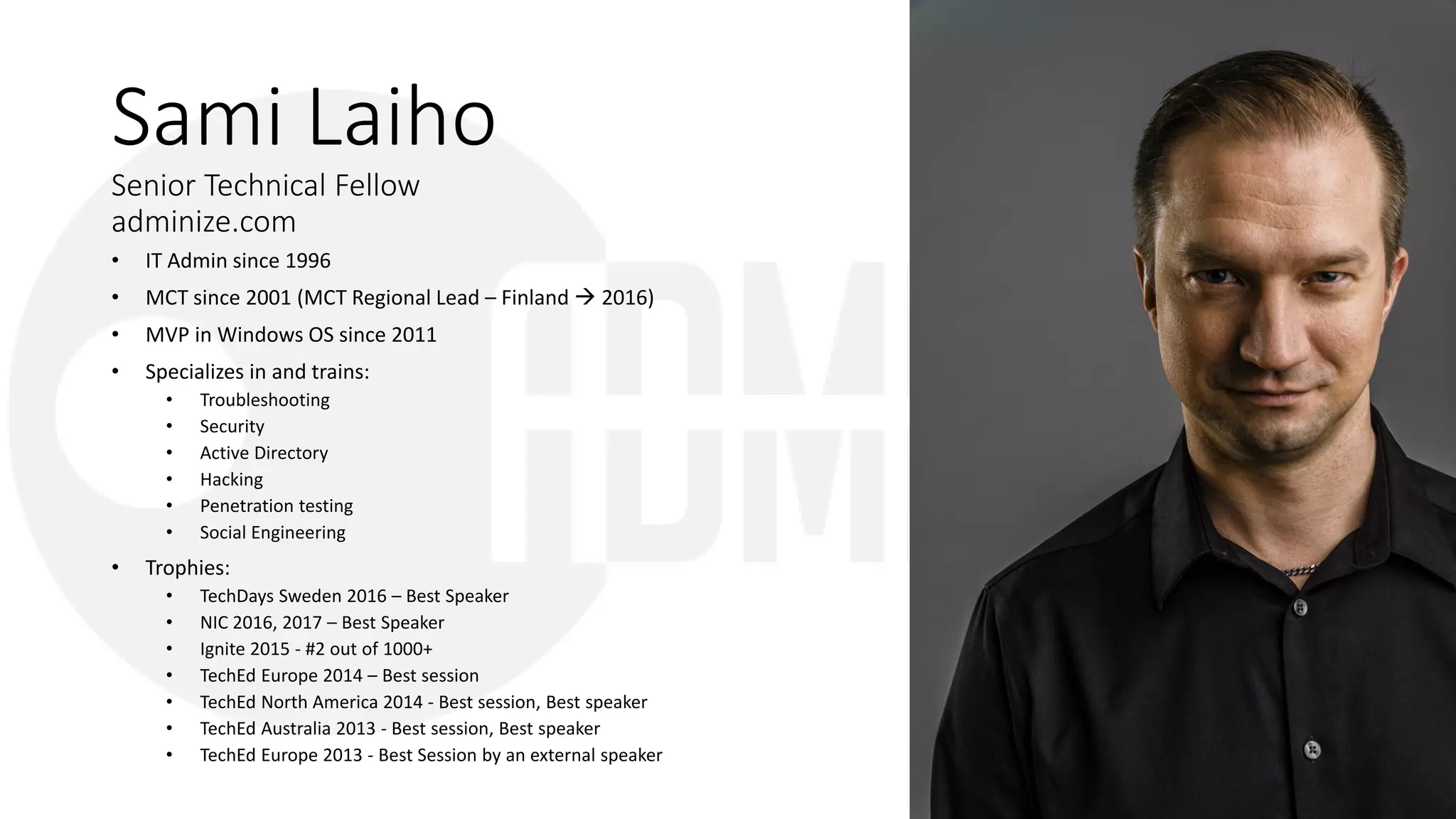 CSF18 - GDPR - Sami Laiho | PDF