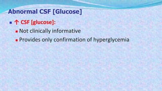 CEREBROSPINAL FLUID (CSF) | PPTX
