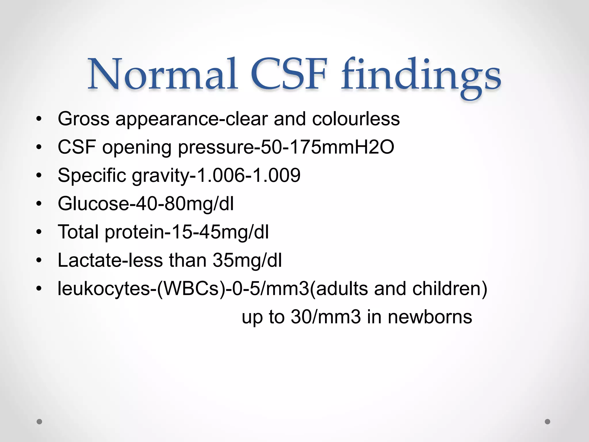 Csf analysis anupaam | PPTX