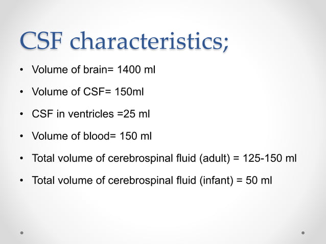 Csf analysis anupaam | PPTX