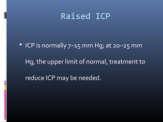CSF and it’s abnormalities | PPT