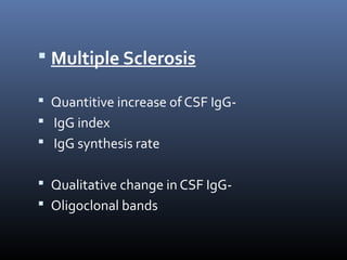 CSF and it’s abnormalities | PPT