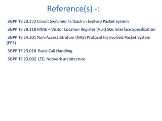 Csfb (circuit switch fall back) | PPTX