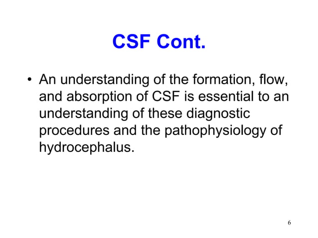 Cerebrospinal Fluid Blood Brain Barrier.ppt | Brain and Nervous System ...