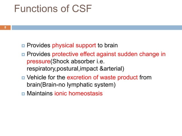 CSF & Body Cavity Fluid Examination.ppt | Brain and Nervous System ...