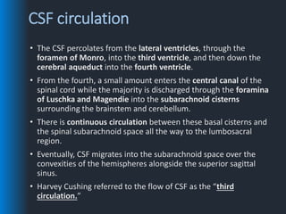 Csf Circulation Ppt