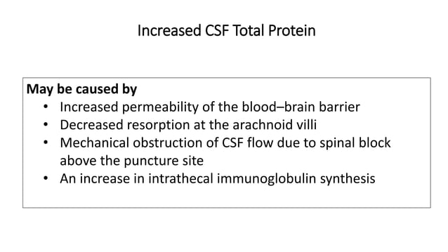 Csf composition and significance by Dr. Ashok KUmar J | PPTX | Blood ...