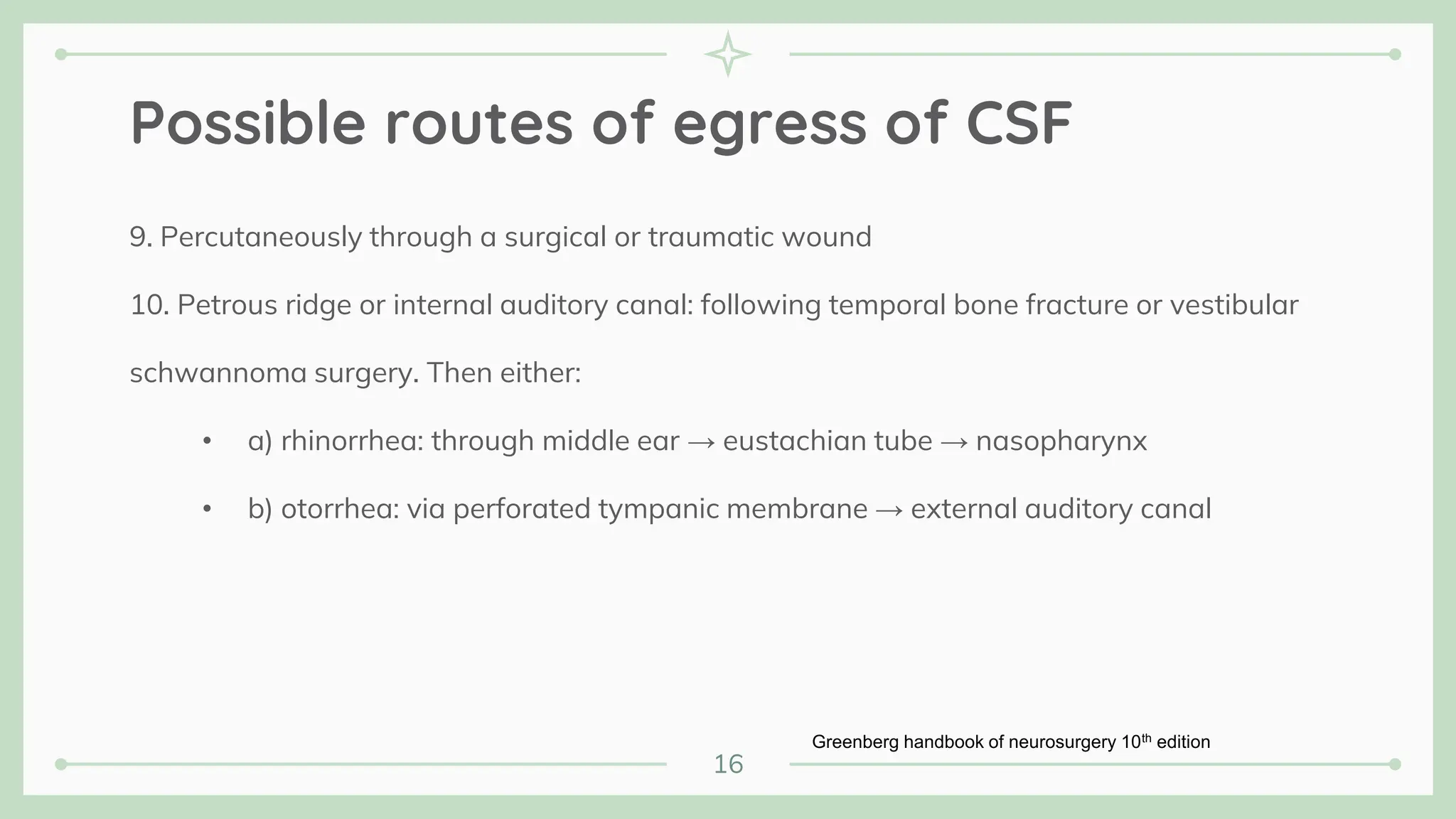 CSF dynamics - neurosurgery related topic | PPTX