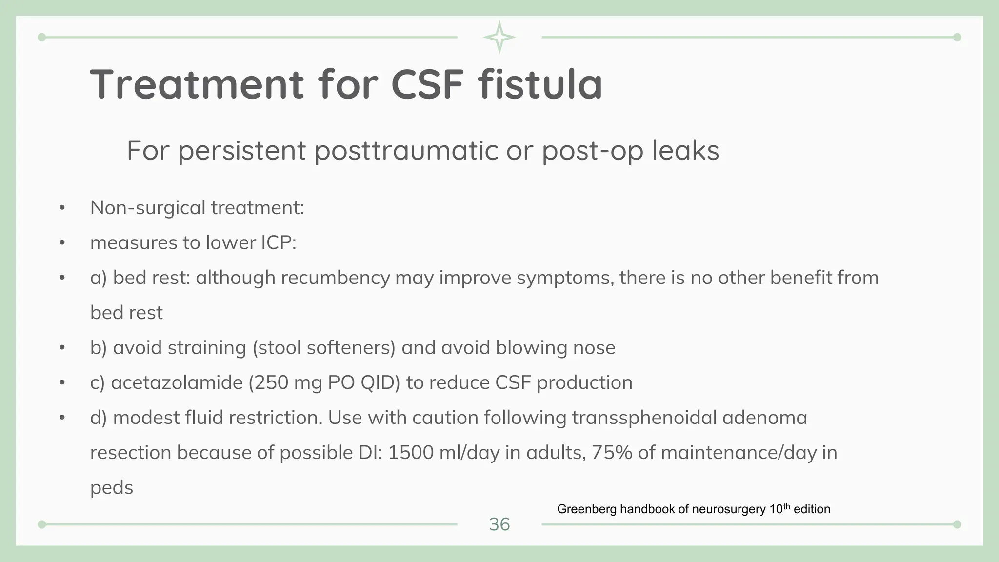 CSF dynamics - neurosurgery related topic | PPTX