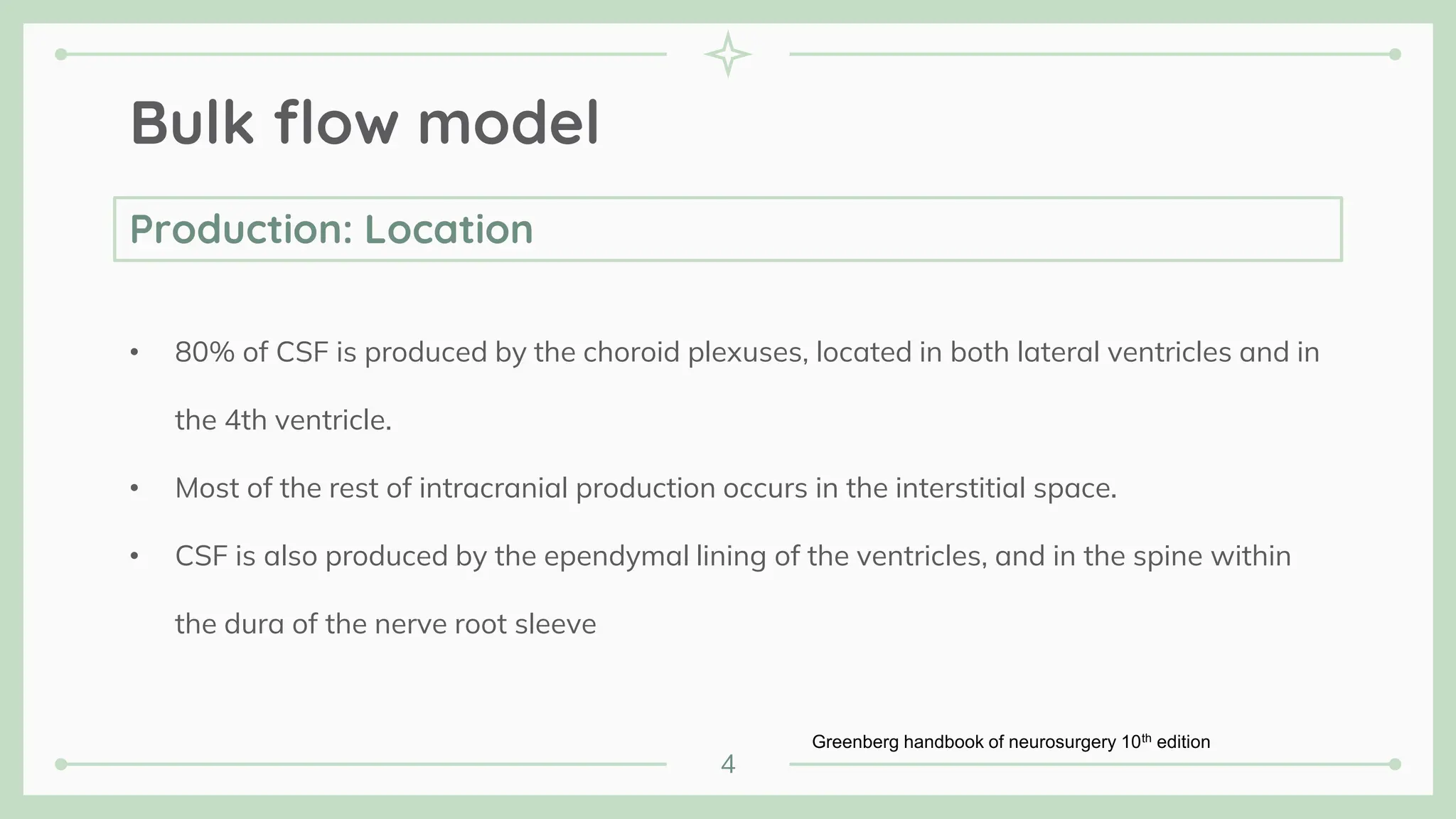 CSF dynamics - neurosurgery related topic | PPTX