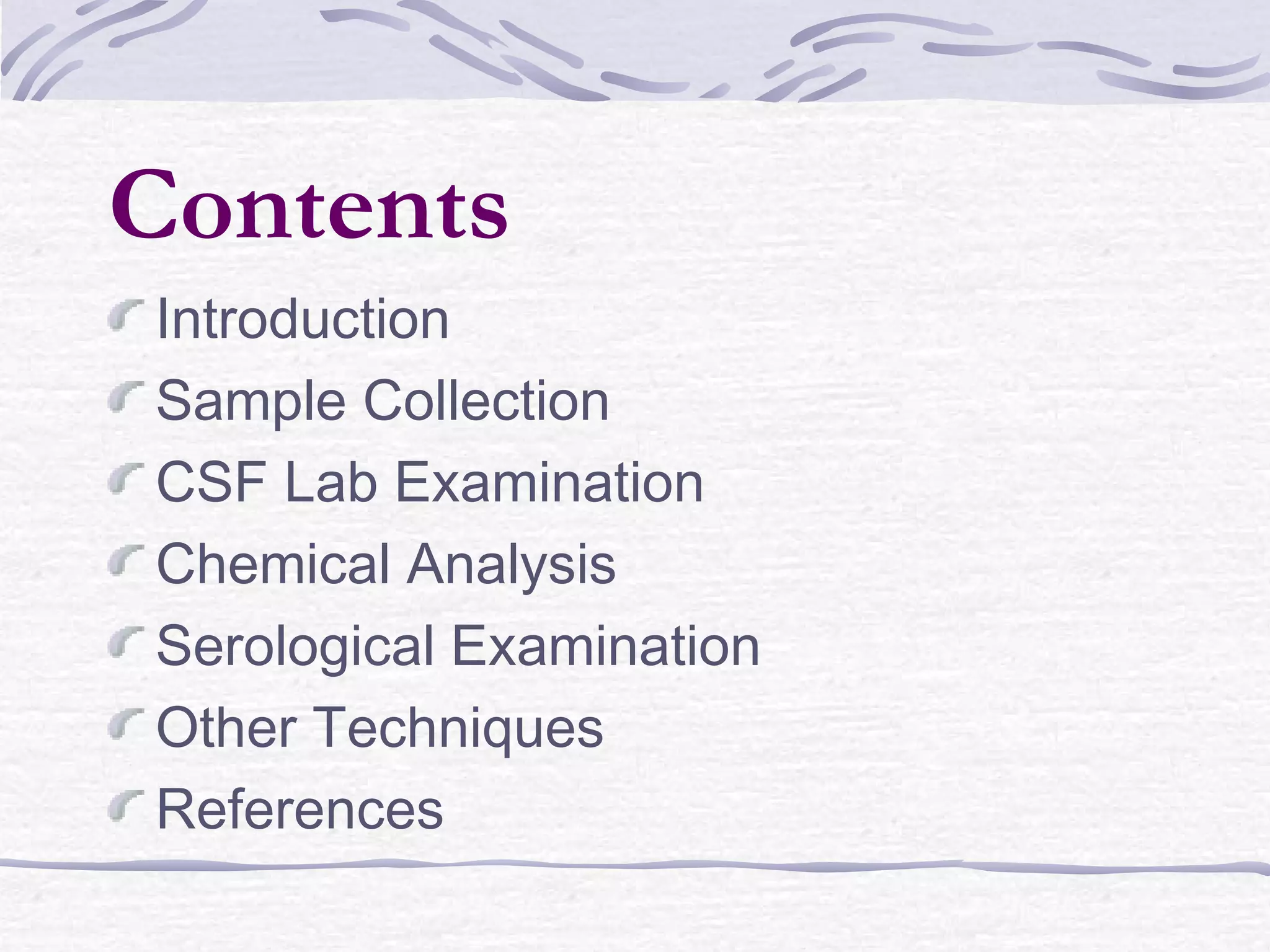 Csf examination | PPT