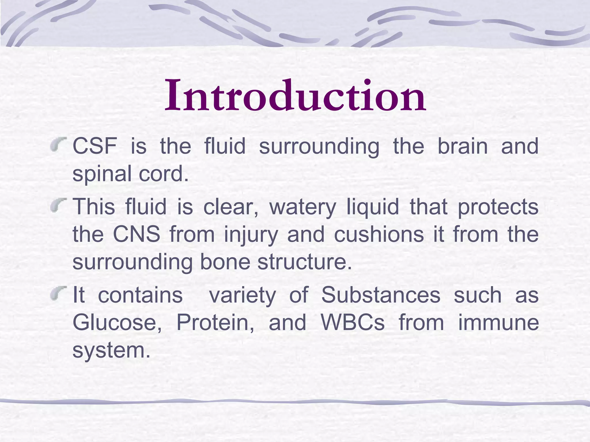 Csf examination | PPT