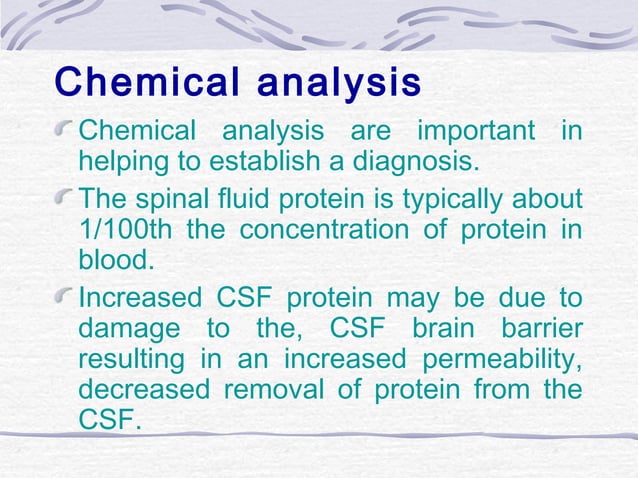 Csf examination | PPT
