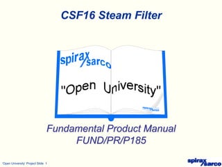 csf filters used in industrial applications | PPT