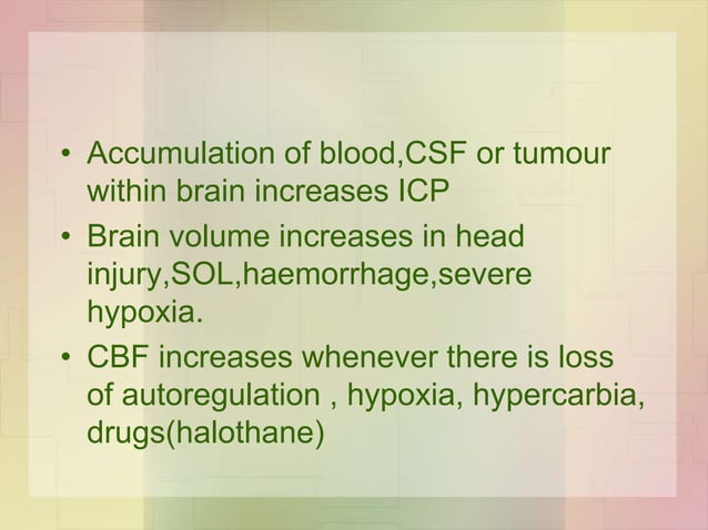 CSF. Anaesthesia | PPT