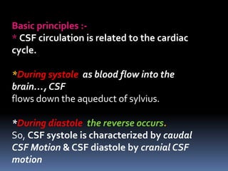 CSF flow study | PPT