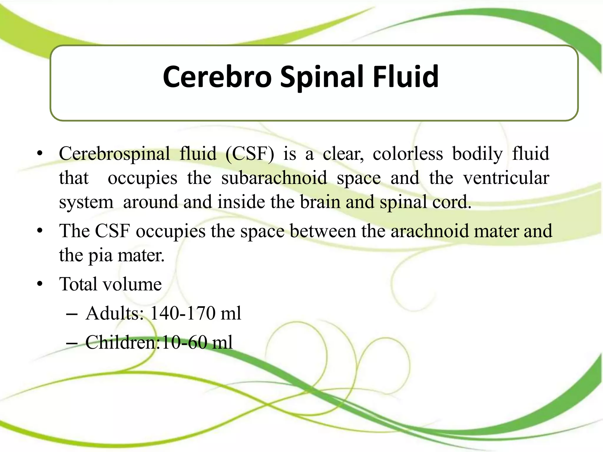 CSF Flow Study In MRI | PPTX