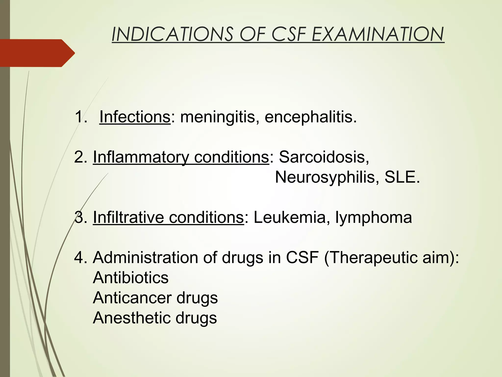 CSF Examination | PPT