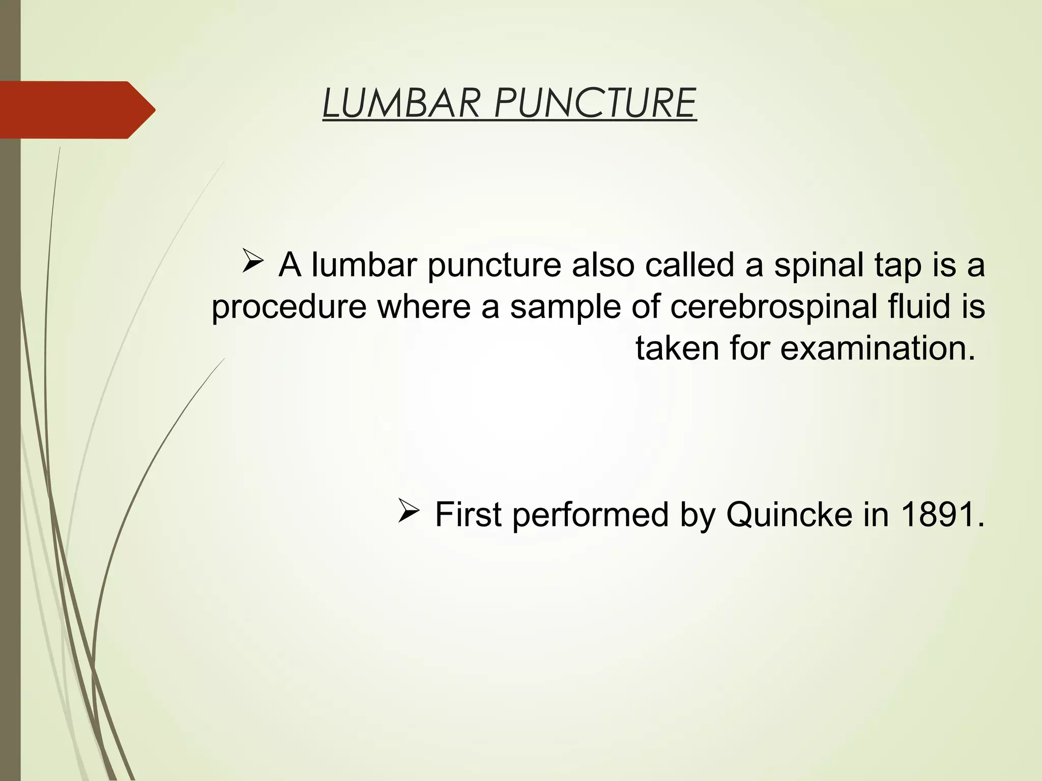 CSF Examination | PPT
