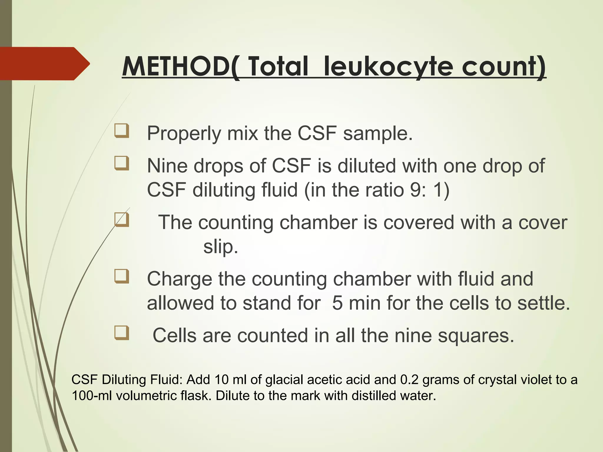 CSF Examination | PPT