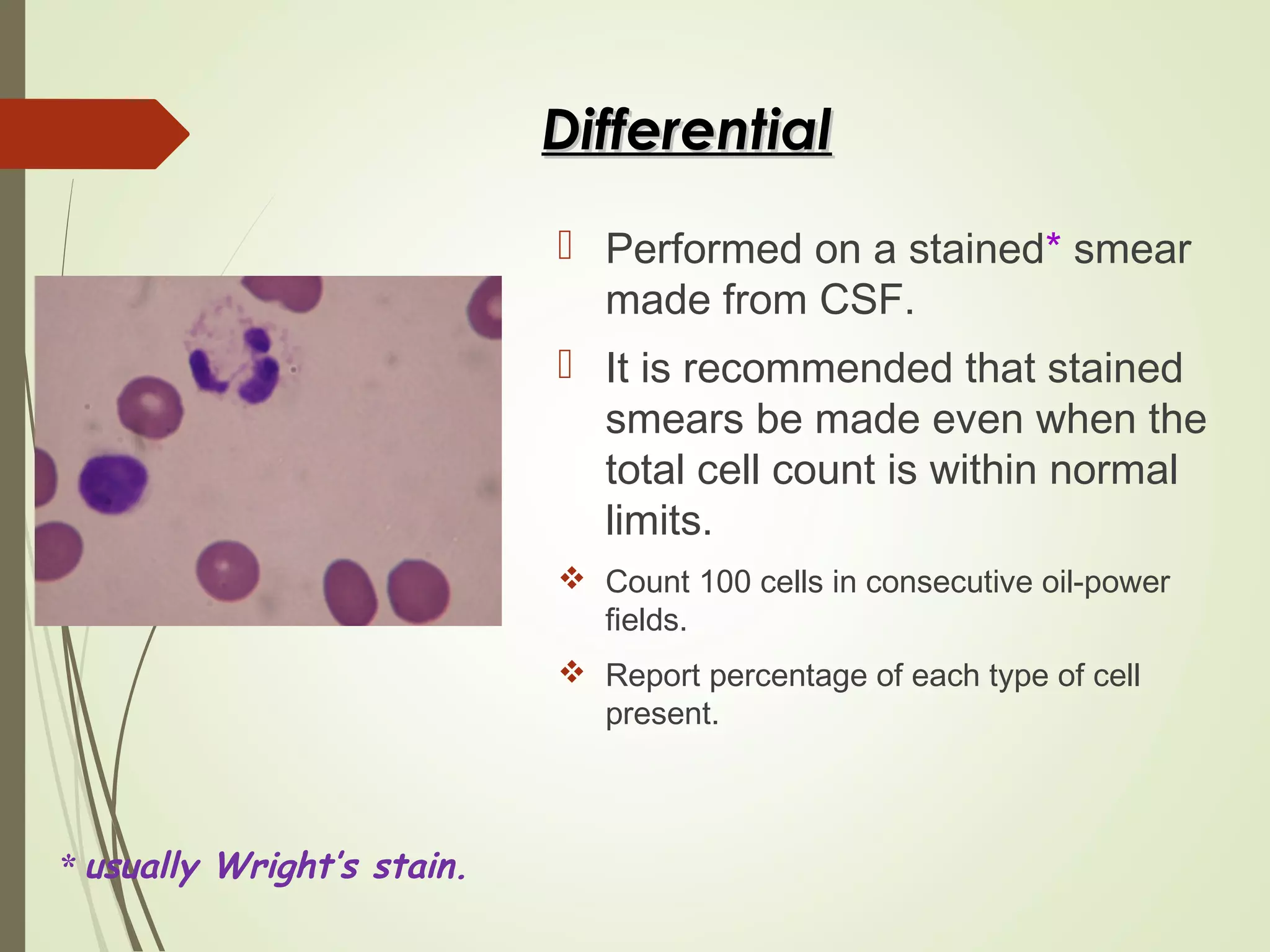 CSF Examination | PPT