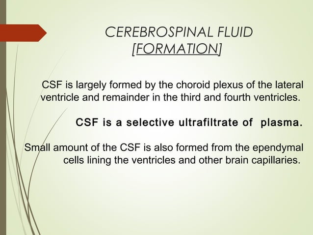 CSF Examination | PPT | Blood Disorders | Diseases and Conditions