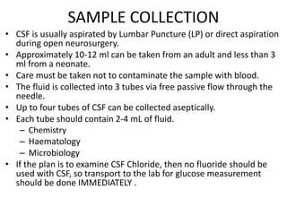 Csf in clinico laboratory diagnoses | PPTX