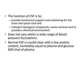 Csf in clinico laboratory diagnoses | PPTX