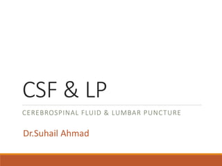 CSF and LP | PPTX