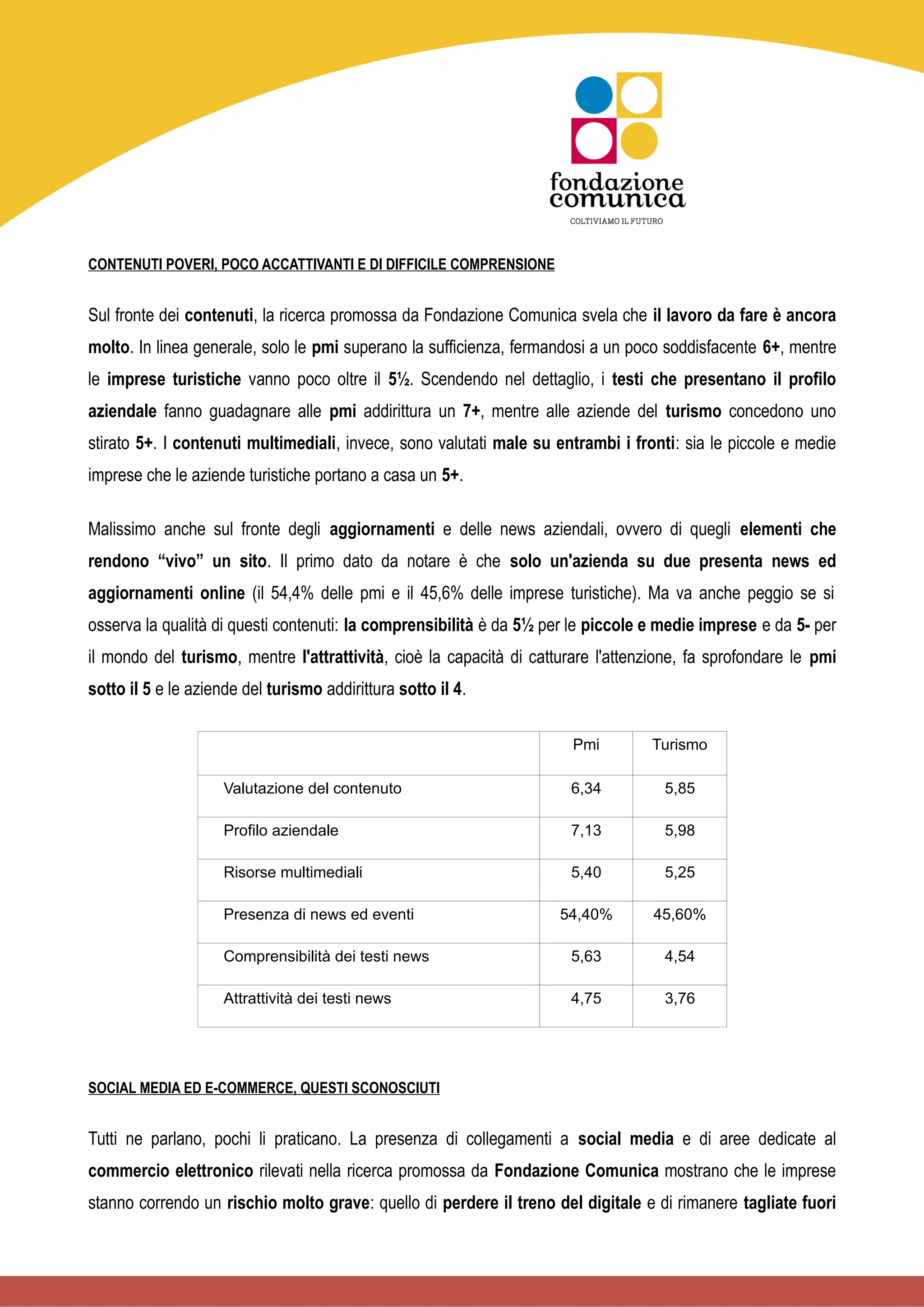 Comunicato Stampa | PDF