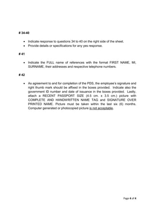 Cs form no. 212 attachment Revised Guide to Filling up the Personal ...