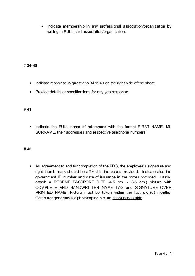Cs form no. 212 attachment revised guide to filling up the perso…