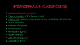 Csf pathway and hydrocephalus | PPTX
