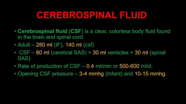 Csf pathway and hydrocephalus | PPTX | Brain and Nervous System ...