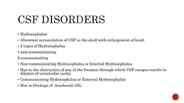 CSF cerebrospinal fluid examination Mlt students | PPTX | Brain and Nervous System Disorders ...