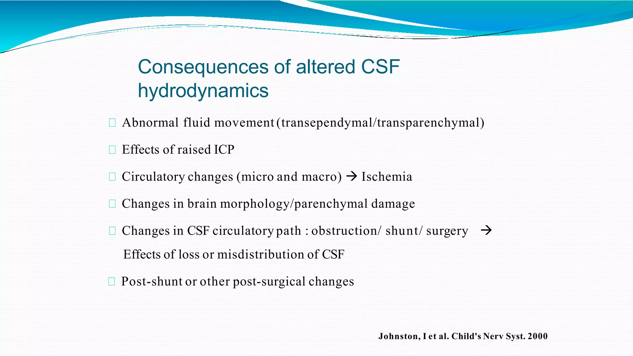 CSF Production, Dynamics and Physiology | PPTX