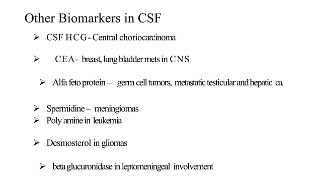 CSF Production, Dynamics and Physiology | PPTX